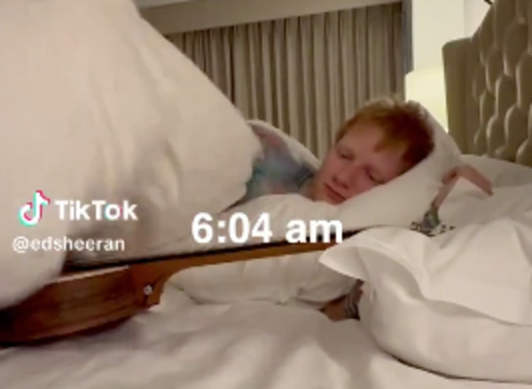 Ed Sheeran mostró su rutina matutina a sus fanáticos | Nuestro Diario