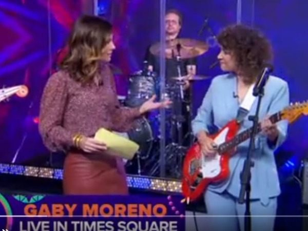 Gaby Moreno deslumbra en su debut en Good Morning America | Nuestro Diario