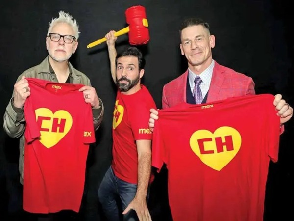 James Gunn y John Cena conocen al Chapulín Colorado | Nuestro Diario ...