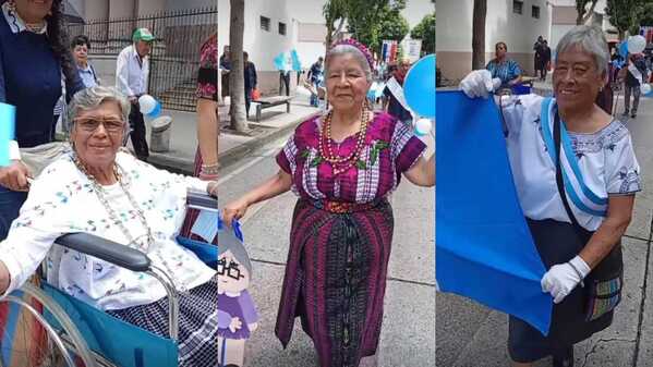 Personas de la tercera edad marchan por las fiestas patrias | Nuestro ...