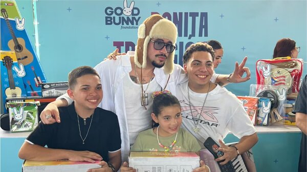 Bad Bunny lleva alegría con su fundación Good Bunny | Nuestro Diario